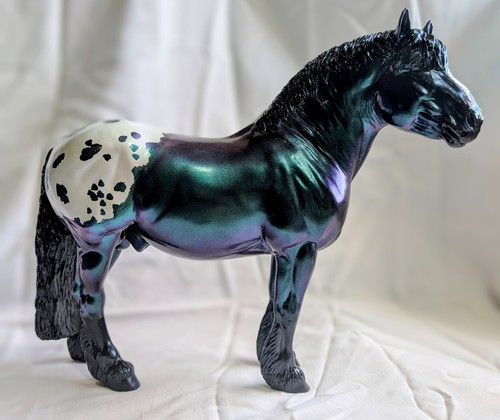 OOAK Breyer cm Custom Horse Theo/Georg Duo Chrome Glossy | eBay