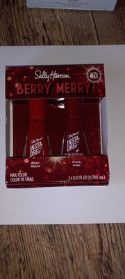 Sally Hansen BERRY MERRY Nail Polish Set ASAP APPLE & CINNA-SNAP Red ...