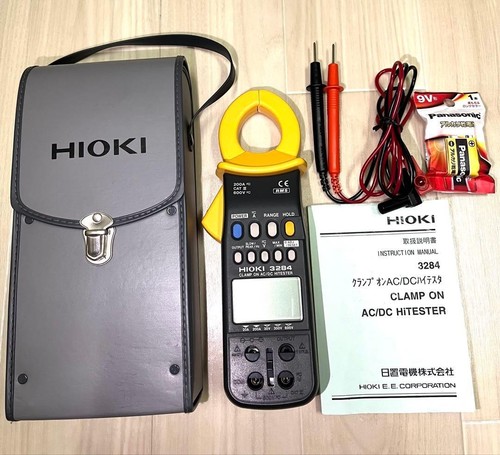 Hioki 3284 Digital Clamp Meter AC/DC Current Tester Works well | eBay