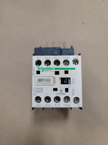 Schneider Electric LP4K0610BW3 Contactor 6A 440V 24VDC Coil 3P | eBay