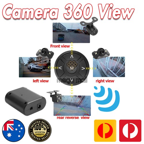 360 Degree Surround View 4 Cameras Car Panoramic Reversing Parking ...