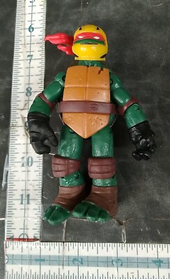 Teenage Mutant Ninja Turtles Raphael w/ Helmet 4.5" Figure TMNT ...