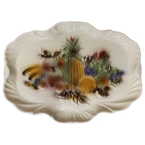 Vintage 1958 Raised 3D Fruit Serving Platter Tray — Lane & Co Van Nuys ...