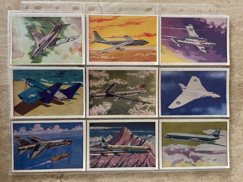 Cardmaster Jet Aircraft of the World 1958 full set of 100 cards | eBay