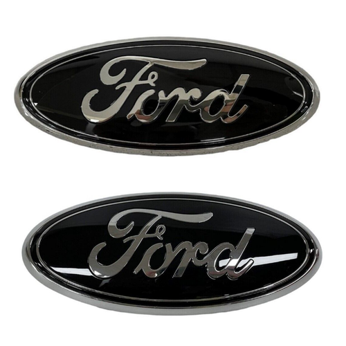 Genuine Ford PX/PXII/PXIII Ranger Front & Rear Black Oval Badge XLT ...
