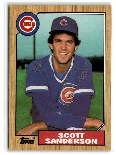 1987 Topps BASEBALL #534 Scott Sanderson Chicago Cubs | eBay