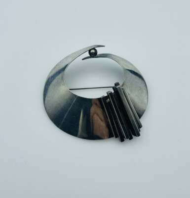 Kaunis Koru Finland Vintage Sterling Silver Modernist Pin | eBay