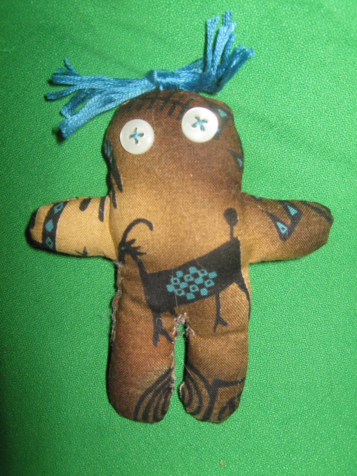 POCKET PAL -VOODOO DOLL-POPPET-HANDMADE- 4 1/4" BROWN | eBay