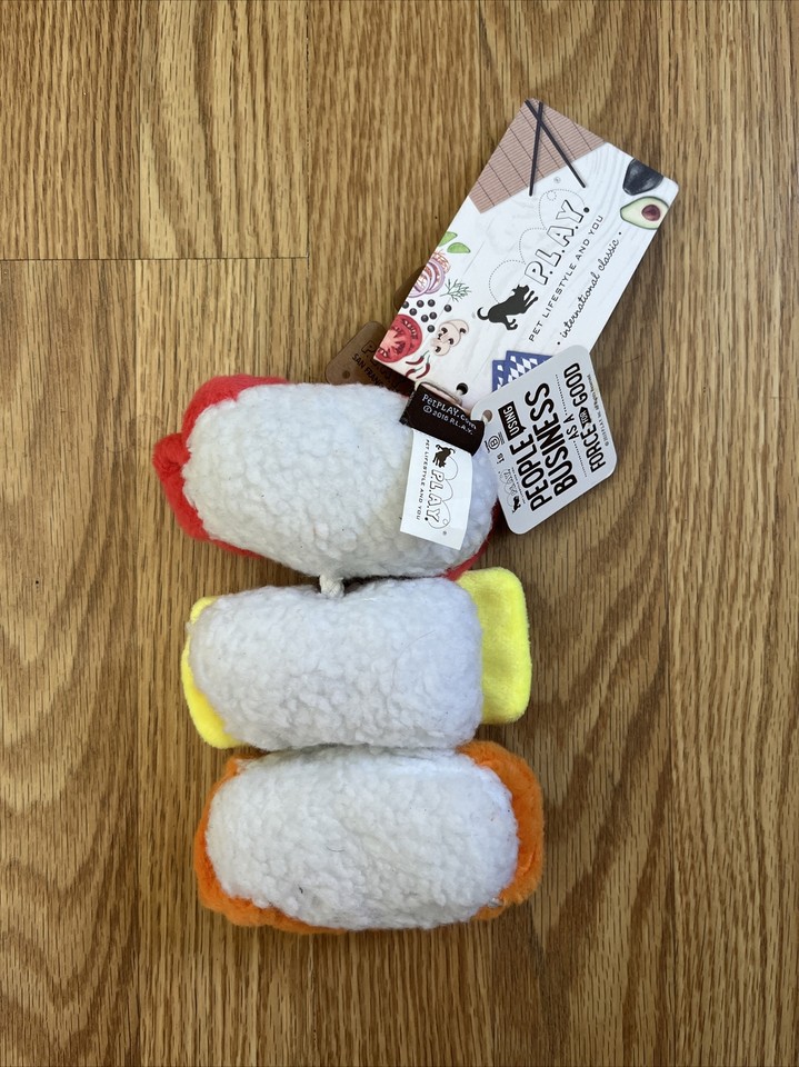 PLAY San Francisco Pet Dog Rope Toy Sushi | eBay