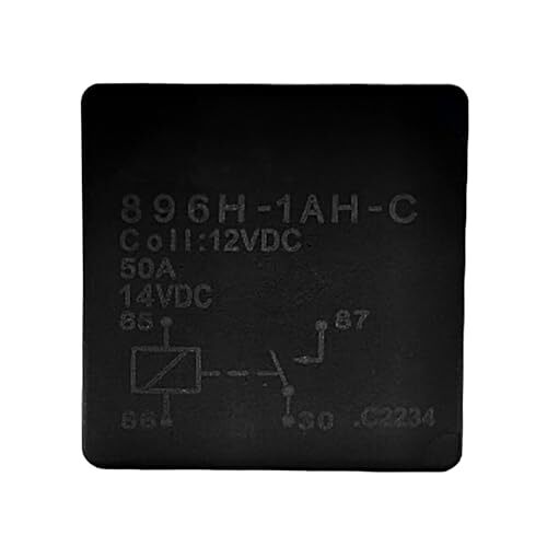 896H-1AH-C 12VDC 50A 4 Pins SPNO Mini ISO Multi-Purpose Automotive ...