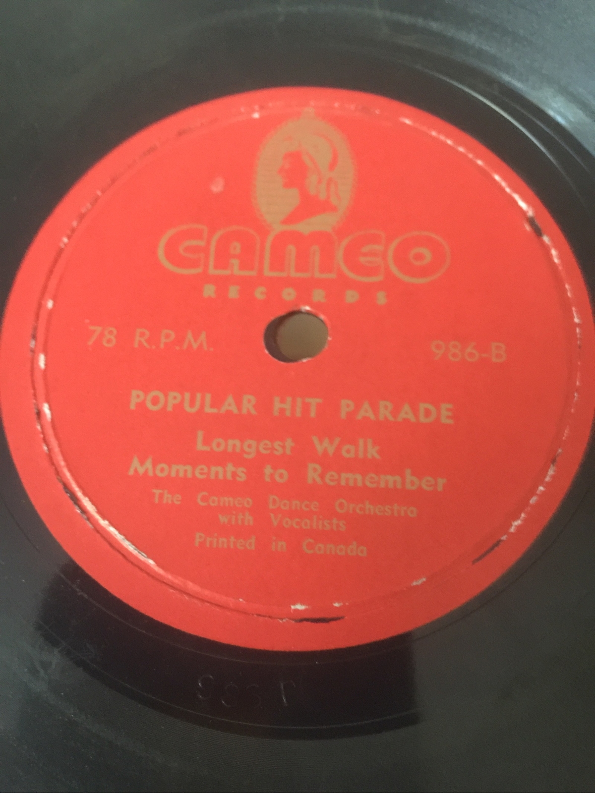 Cameo Records Vinyl 10" Popular Hit Parade 78 RPM | eBay