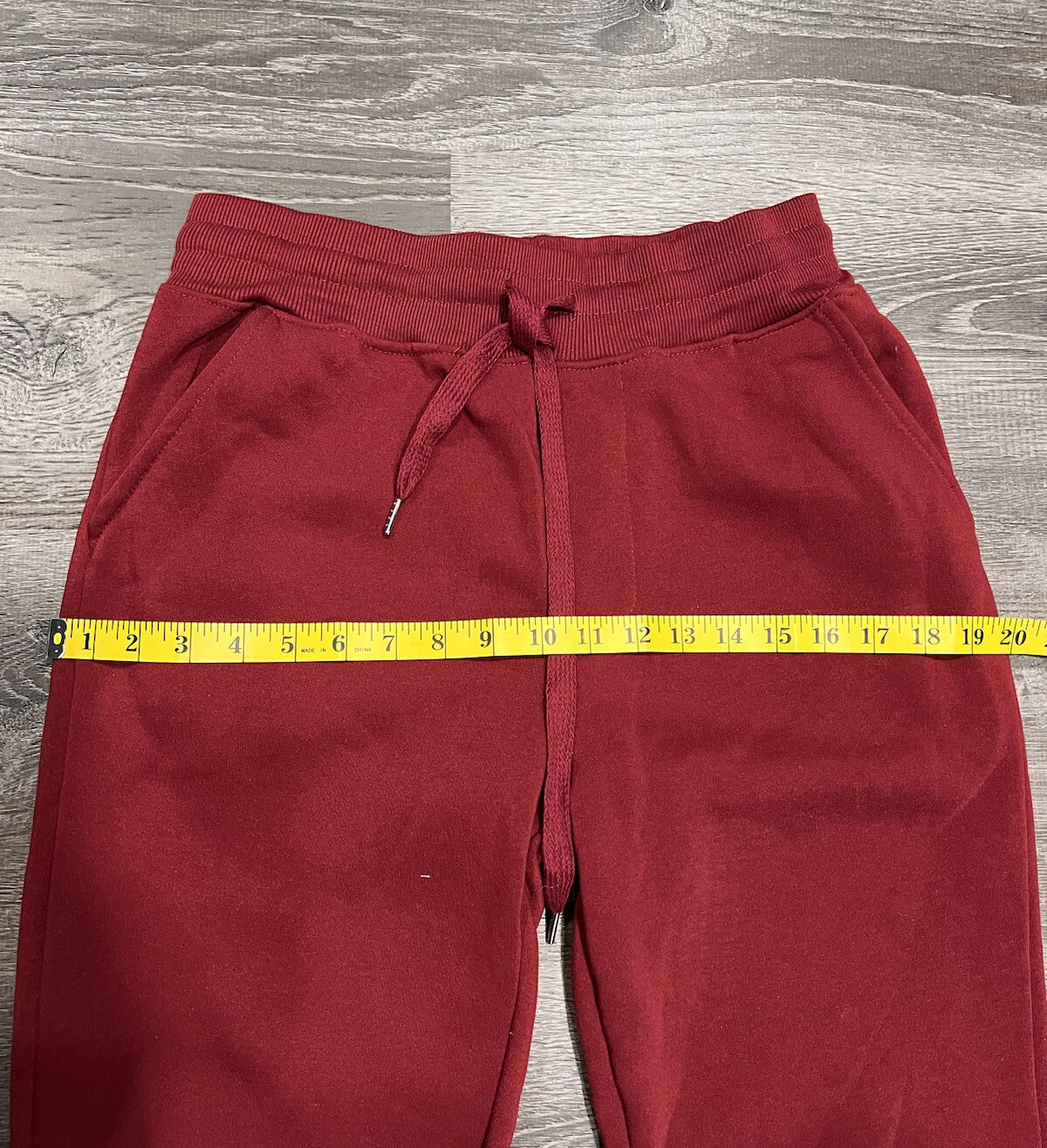 VERTICAL SPORT MEN'S Medium SWEATPANTS W/ DRAWSTRING & POCKETS BURGUNDY ...