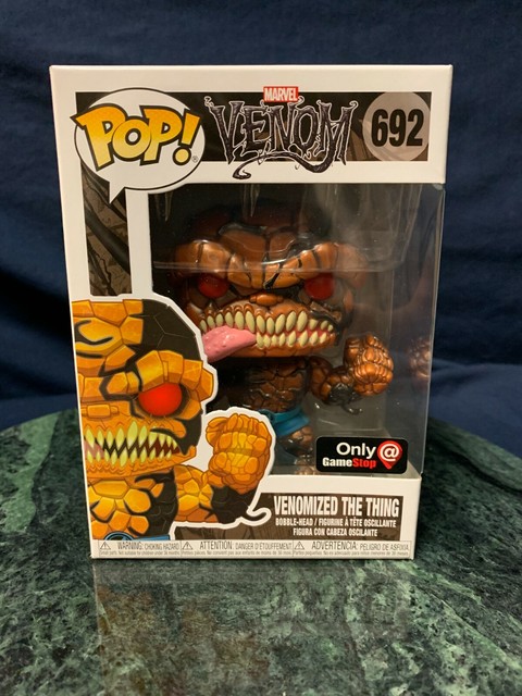 Funko Pop Marvel Venomized The Thing Vinyl Figure #692 Metallic for ...