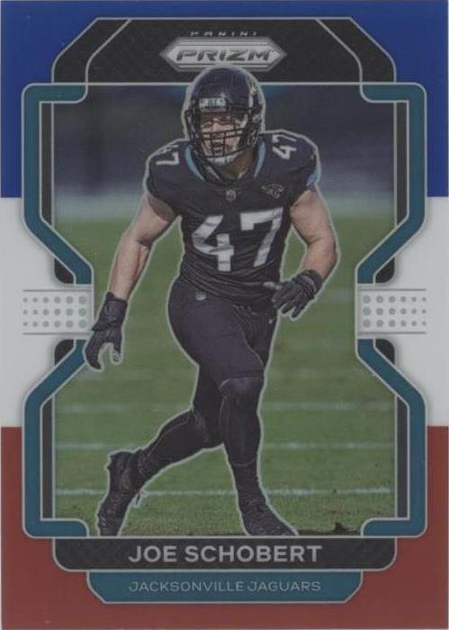 2021 Panini Prizm - Joe Schobert #17 Red White & Blue Prizm for sale ...