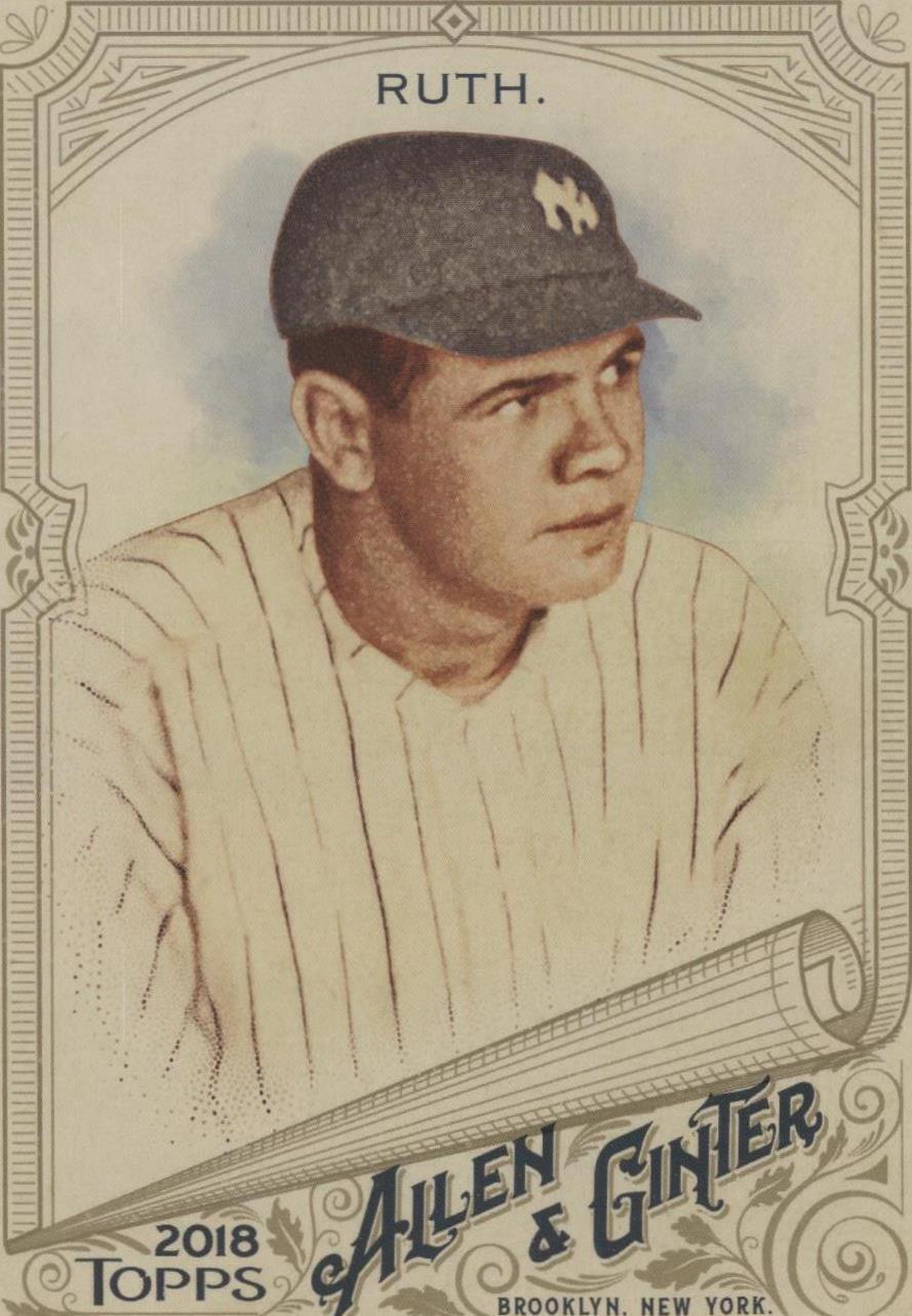 2018 Topps Allen & Ginter - Babe Ruth #3 5x7 /49 for sale online | eBay
