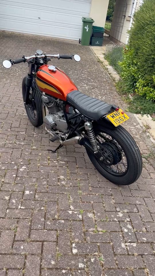 Yamaha XS400 Flat tracker / Brat Style custom excellent condition | eBay UK