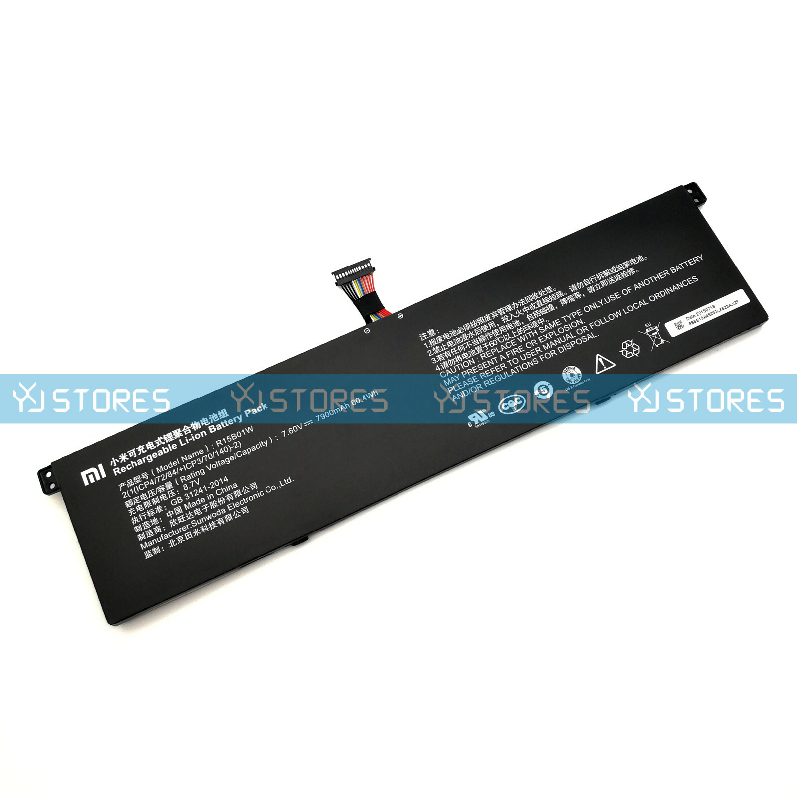 Genuine R15B01W OEM Battery for Xiaomi Mi Pro 15.6 INCH TM1701 171501 ...
