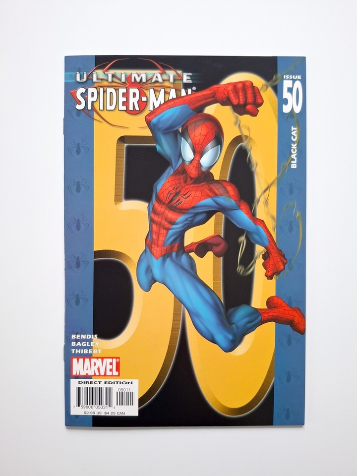 ULTIMATE SPIDER-MAN #50 1st App Ultimate Black Cat Felicia Hardy VF/NM ...