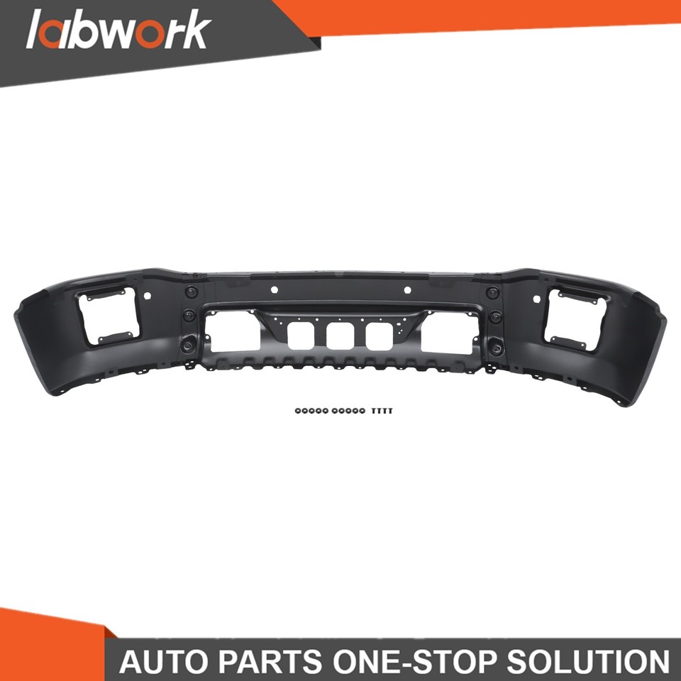 Labwork Split-Type Front Bumper For GMC Sierra 1500 14-2015 Black W ...