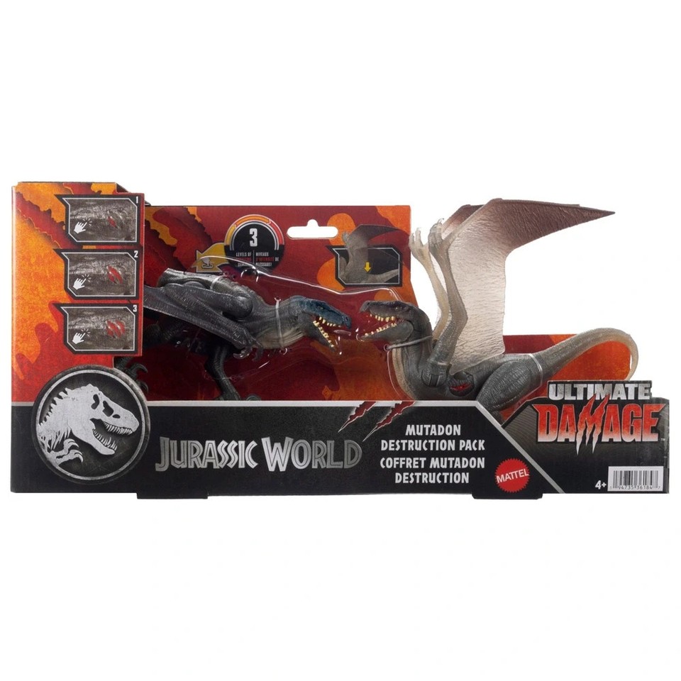 Jurassic World Ultimate Damage Mutadon Destruction Pack Dinosaurs | eBay