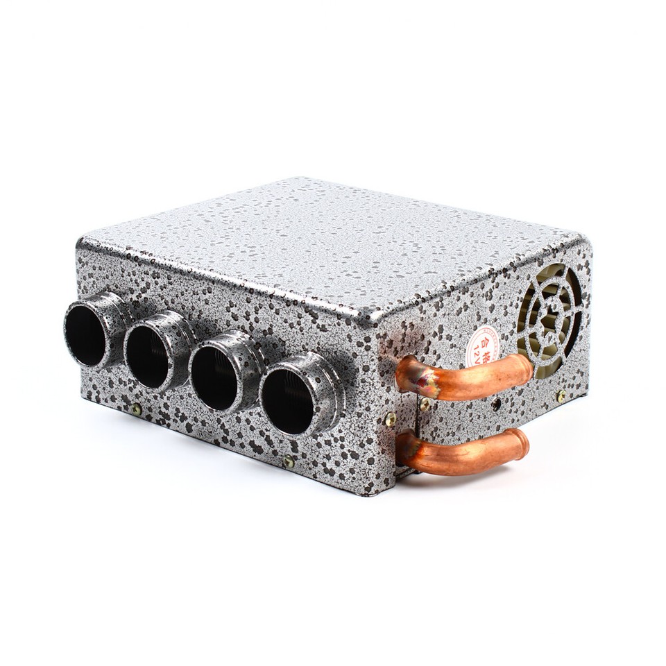 12V Universal Auto Cab Underdash Compact Heater Copper Tube + Speed ...
