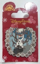 Disney Parks Sven and Olaf Christmas - Pin On Card for sale online | eBay