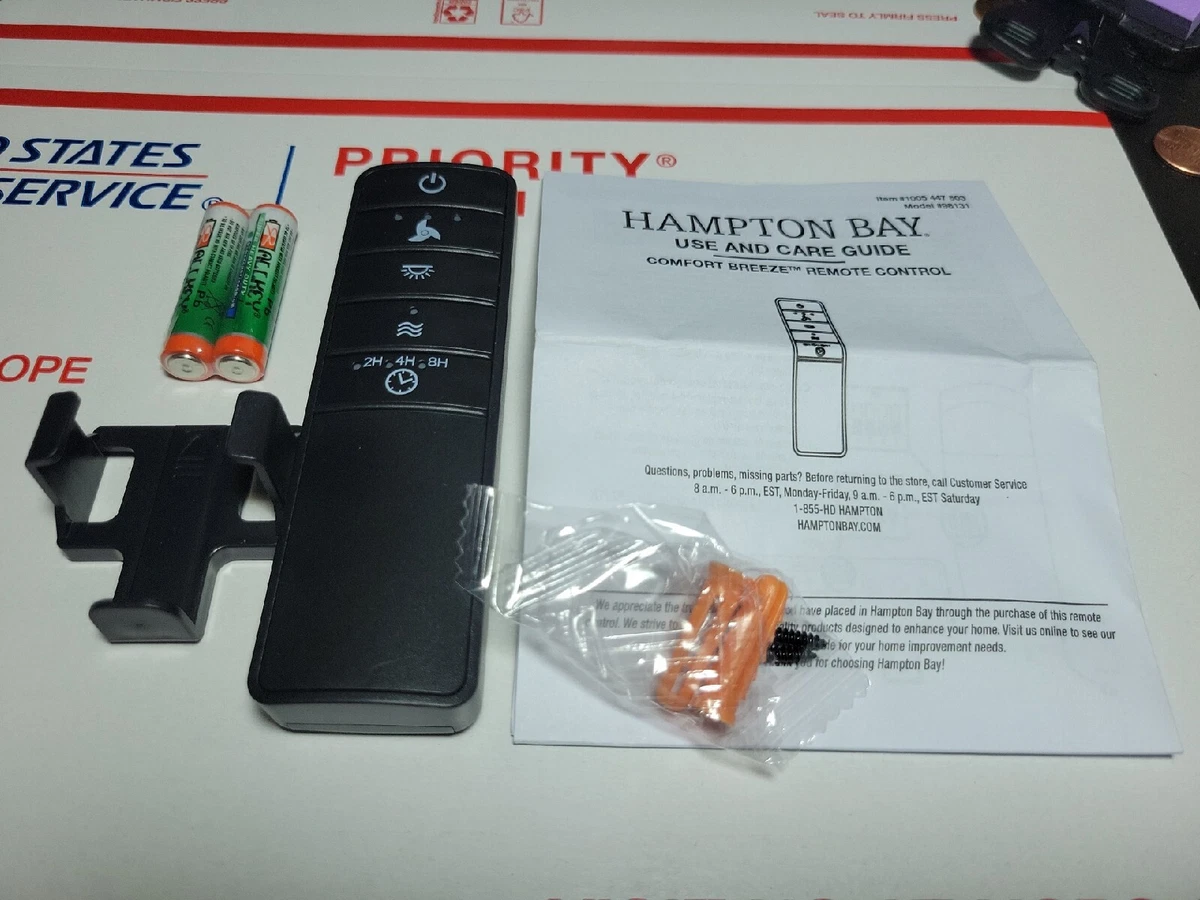 Hampton Bay Ceiling Fan Remote Control Battery Replacement | Shelly ...