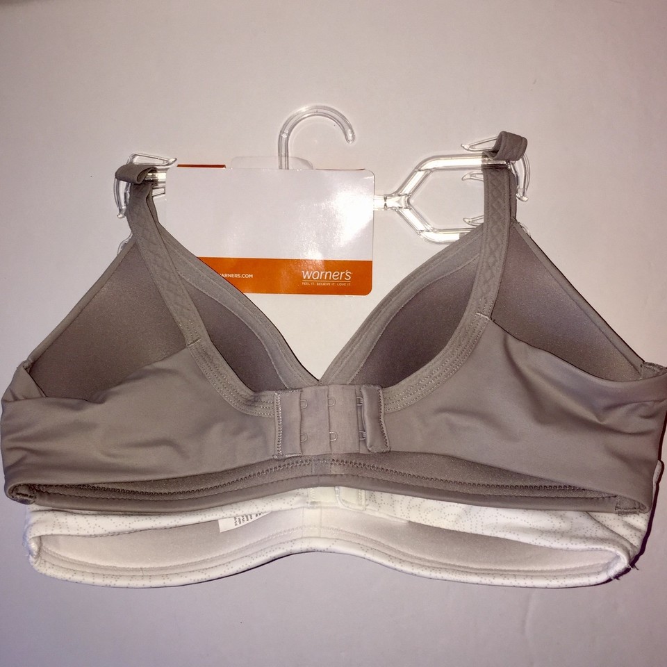 Warner's Bra Wirefree Padded Seamless Cup Invisible Lined TWO 2 TShirt ...