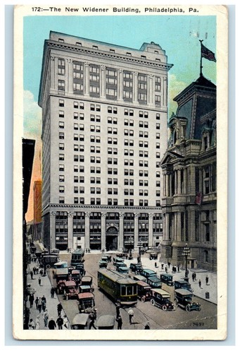 1928 New Widener Building Philadelphia Pennsylvania PA Vintage Posted ...