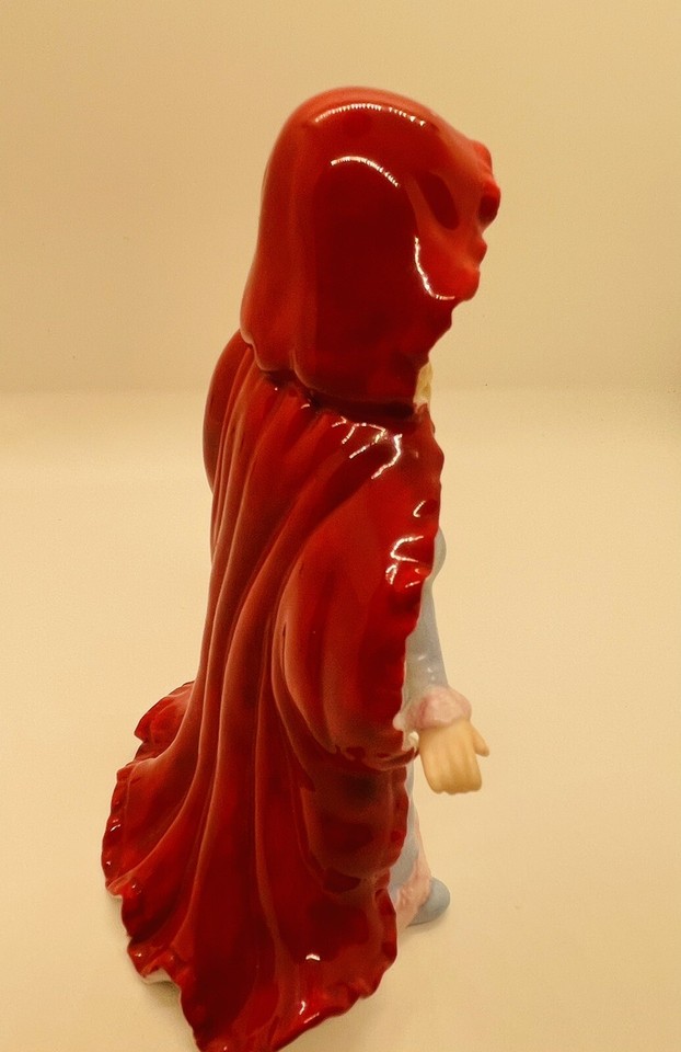 vintage porcelain little red riding hood figure by cosmos gifts 1999 ...