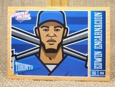 2013 Panini Triple Play Edwin Encarnacion Baseball Card #86 Blue Jays ...