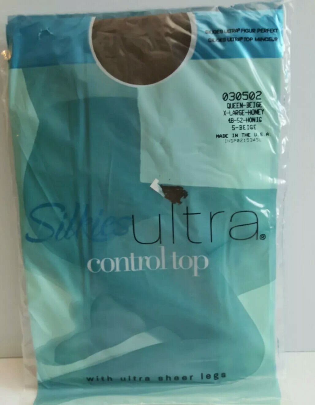 Vintage Silkies Ultra Control Top Pantyhose, Color- b… - Gem