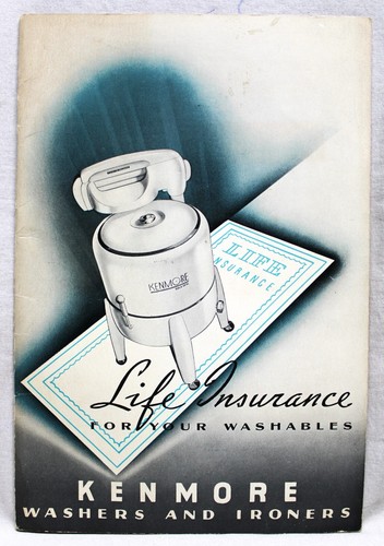 SEARS KENMORE WASHING MACHINES MODERN HOME LAUNDERING BROCHURE GUIDE ...