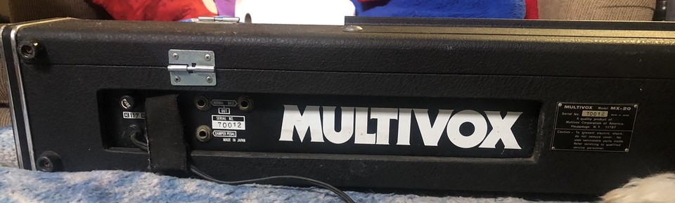 Multivox MX-20 Electronic Combo Piano VINTAGE Built In Case/Cover GREAT ...