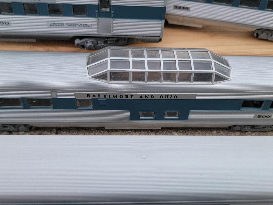 5 HO BALTIMORE & OHIO CORRUGATED SIDE STREAMLINED PASSENGER CARS | eBay