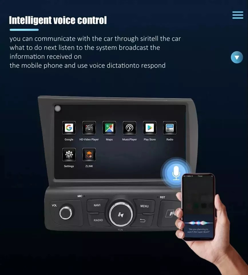 8" 64GB Android Car Radio Stereo Carplay GPS Navi Upgrade For Audi R8 ...