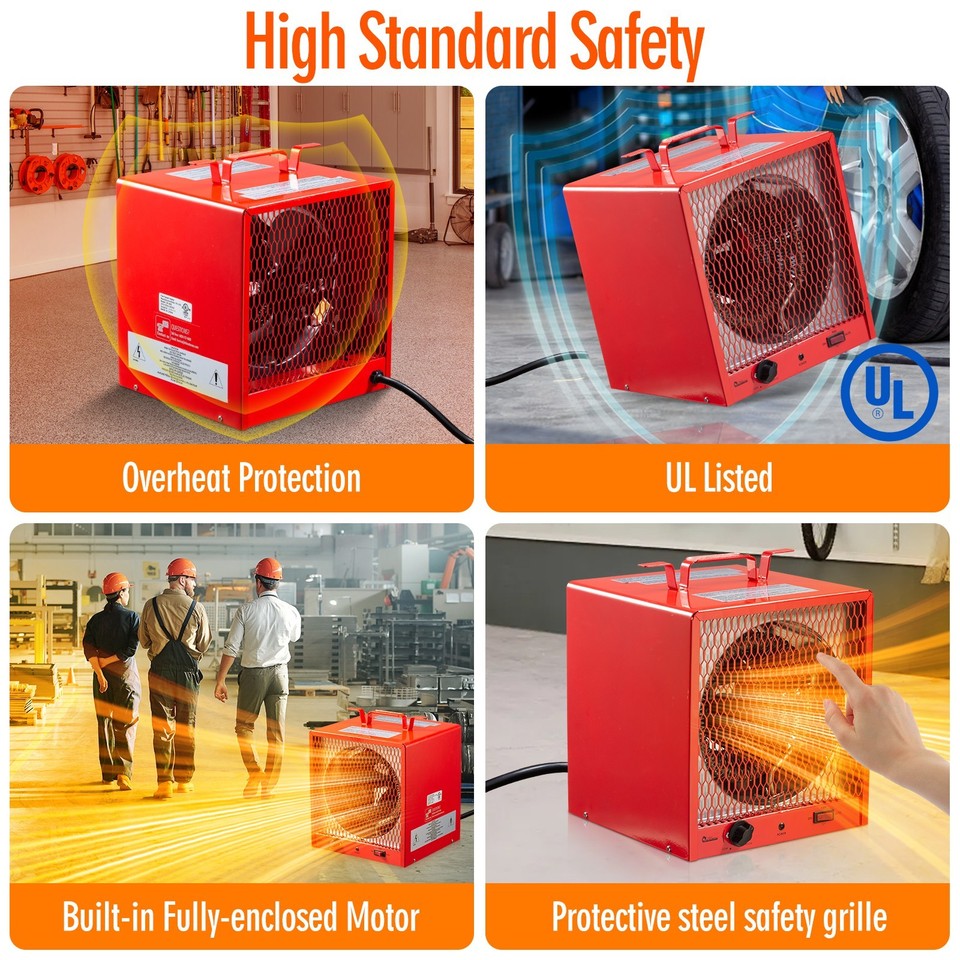 DR. INFRARED HEATER DR-988 Infrared Heater, 5600W, 240V, Portable, Wall ...