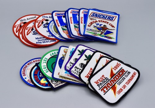 Lot of 25 Vintage 1990s Florida Youth Soccer Uniform Patches ALL NEVER ...
