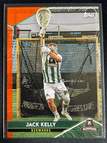 Jack Kelly 2022 Topps Premier Lacrosse League PLL Orange Card #'d/25 | eBay