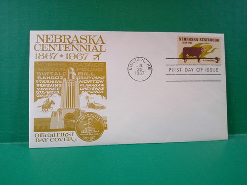 First Day of Issue "Nebraska Statehood" Stamp 1867-1967 | eBay