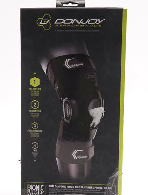 DonJoy Performance Bionic Fullstop Knee Brace Black Extra Large | eBay