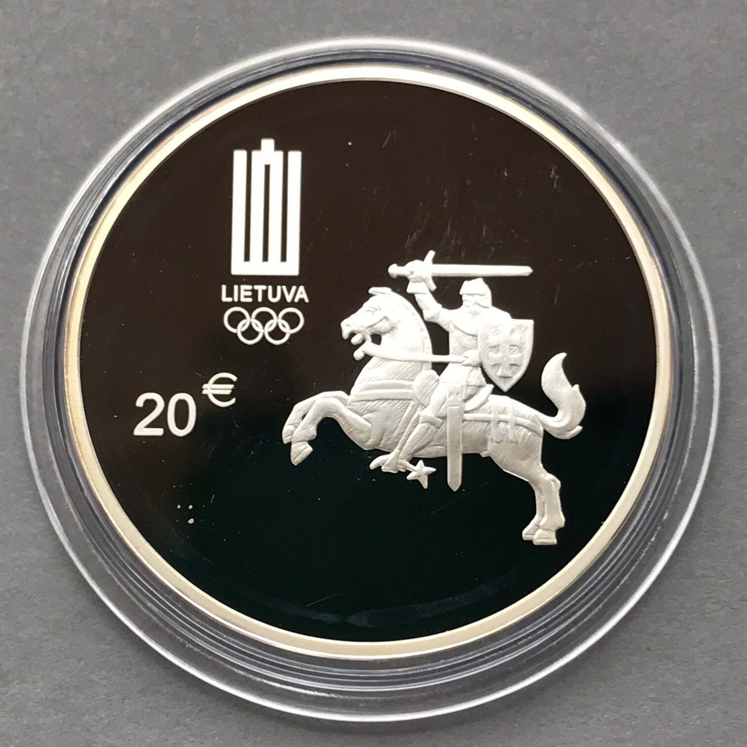 LITHUANIA Silver 20 Euro 2016 OLY RIO DE ŽANEIRAS Proof | eBay