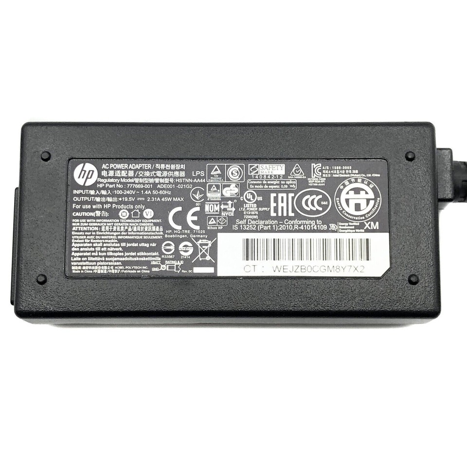 HP Pavilion x360 14 14M Convertible Laptop Genuine 45W HP AC Adapter ...