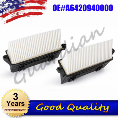 2x 6420940000 Left+Right Air Filter Set For MERCEDES-BENZ GL350 GLS350D ...