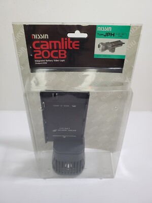 Integrated Battery Video Light Nissin Camlite 20CB JPH 6V 20W Halogen ...