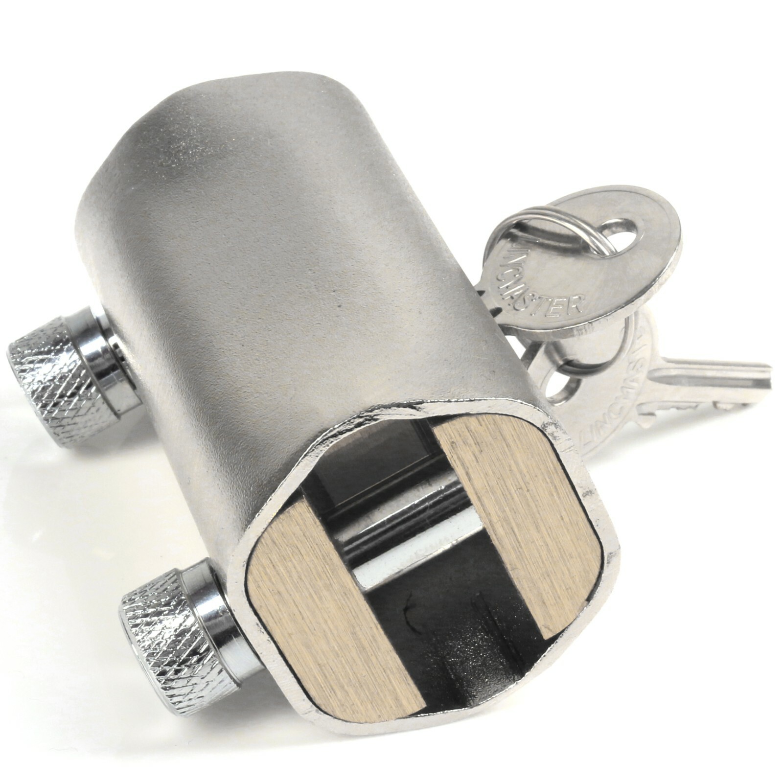 HEAVY DUTY CHAIN LINK LOCK Large Strong Hardened Steel Motorbike Gate ...