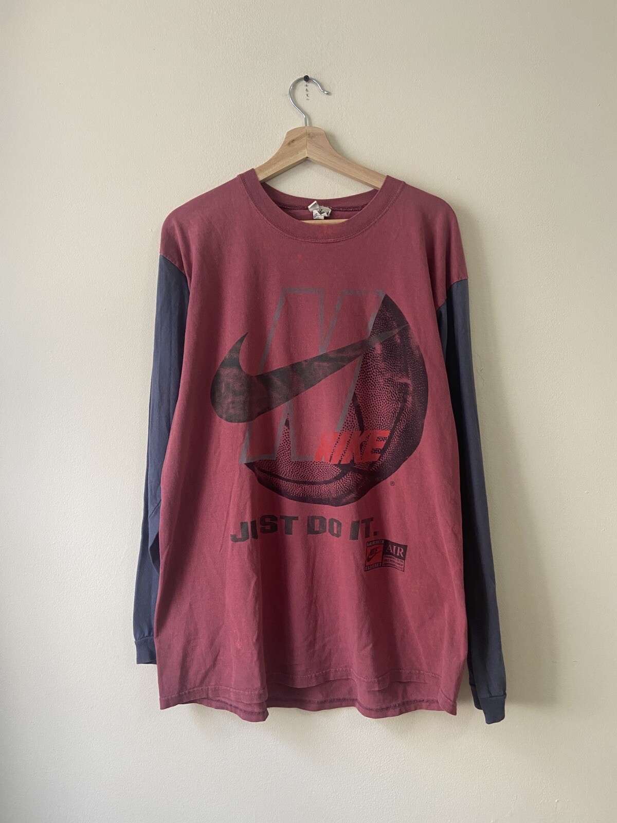 Vintage Nike Swoosh Logo Team Sports Art Bootleg 90’s… - Gem