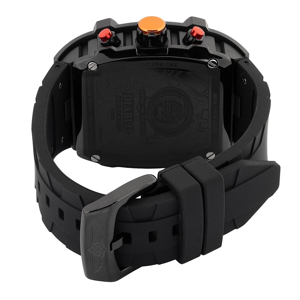 Invicta Men's 42mm S1 Rally Sport Diablo Quartz Black Tone Chronograph ...