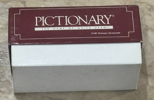 Pictionary Second Edition Card Set 1987 Replacement Add-On Cards ONLY ...