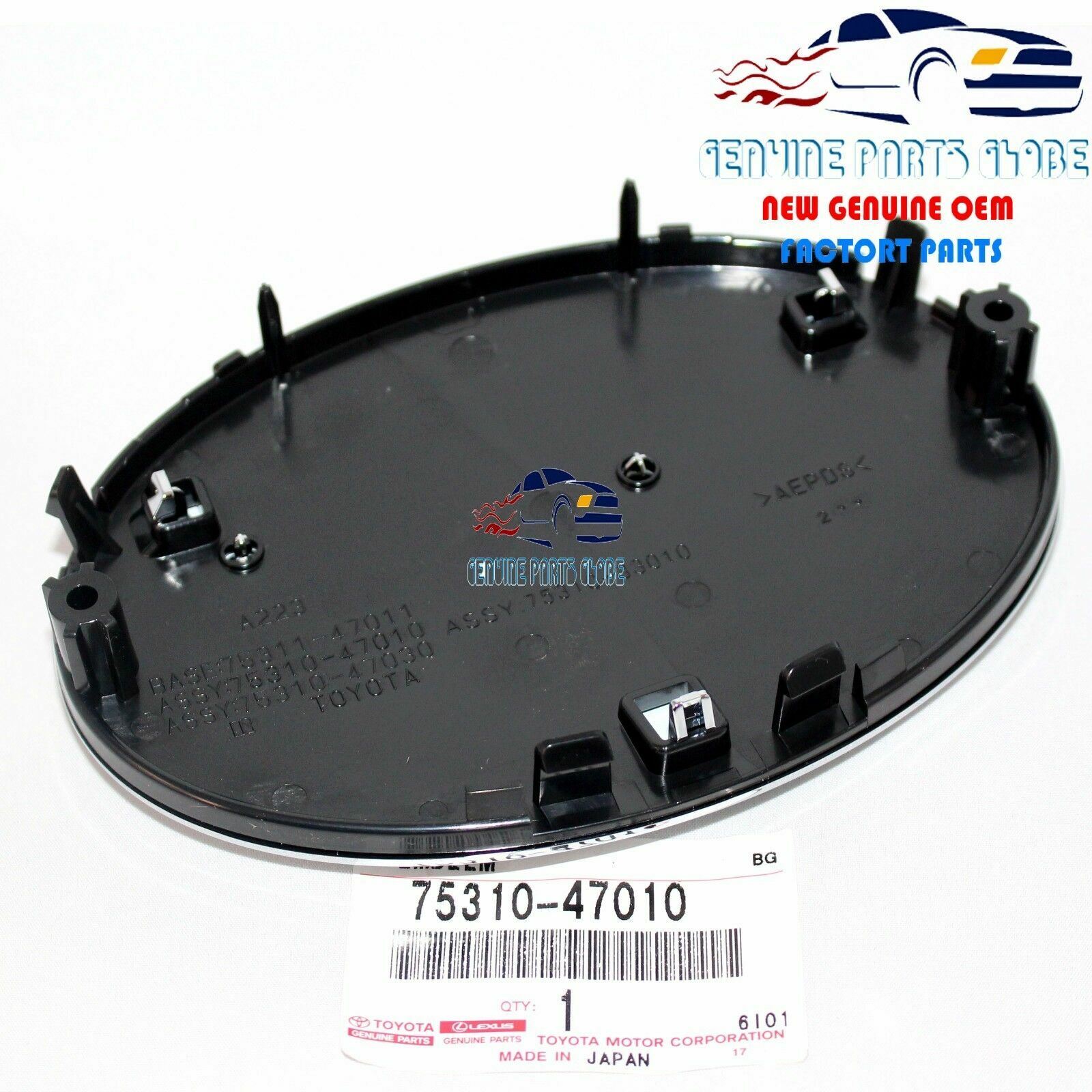 TOYOTA HYBRID CAMRY PRIUS HIGHLANDER GENUINE RADIATOR GRILLE EMBLEM ...